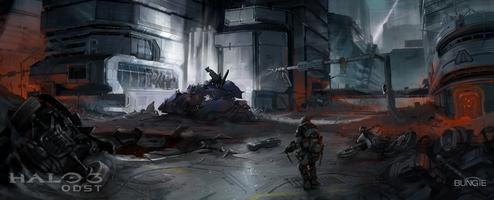 New Halo 3: ODST Concept Art Released - Gematsu