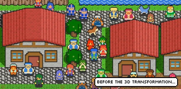 3D Dot Game Heroes details a 2D transformation - Gematsu