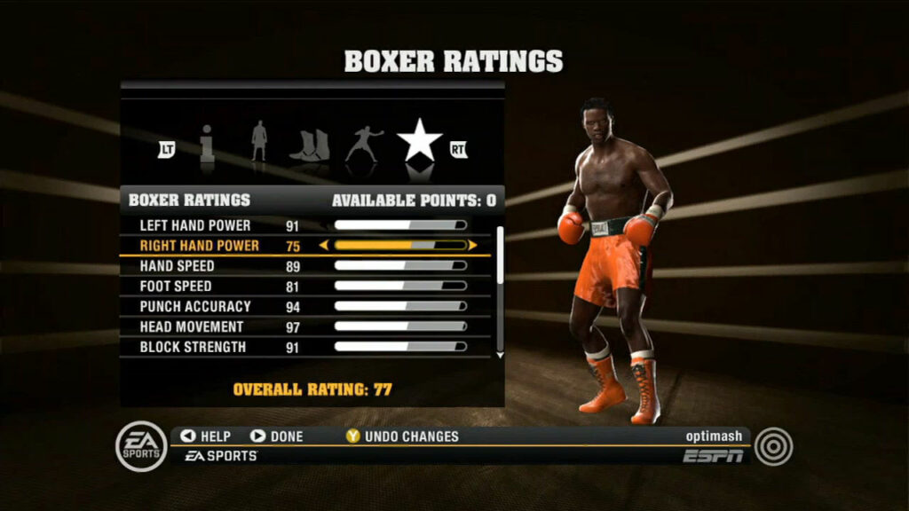 Fight Night Round 4 Screens Detail Create-a-Boxer - Gematsu