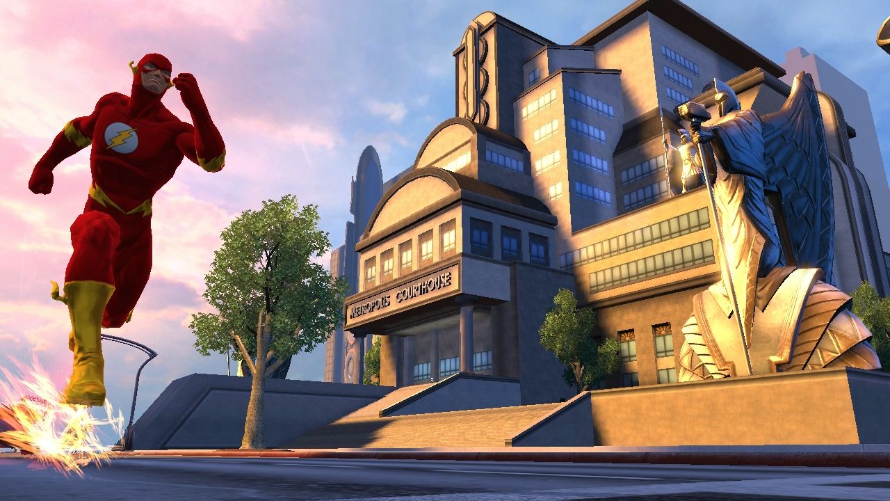 DC Universe Online Flash Screens Run Up Buildings - Gematsu