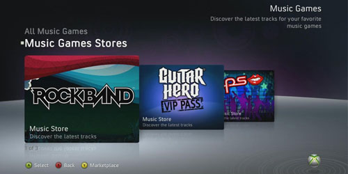 Xbox LIVE to launch individual music game stores - Gematsu