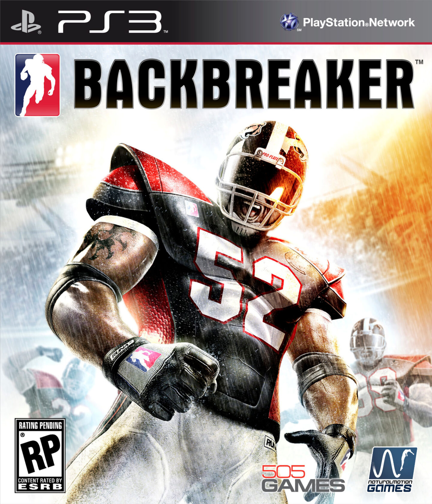 Backbreaker box art released, screams football - Gematsu
