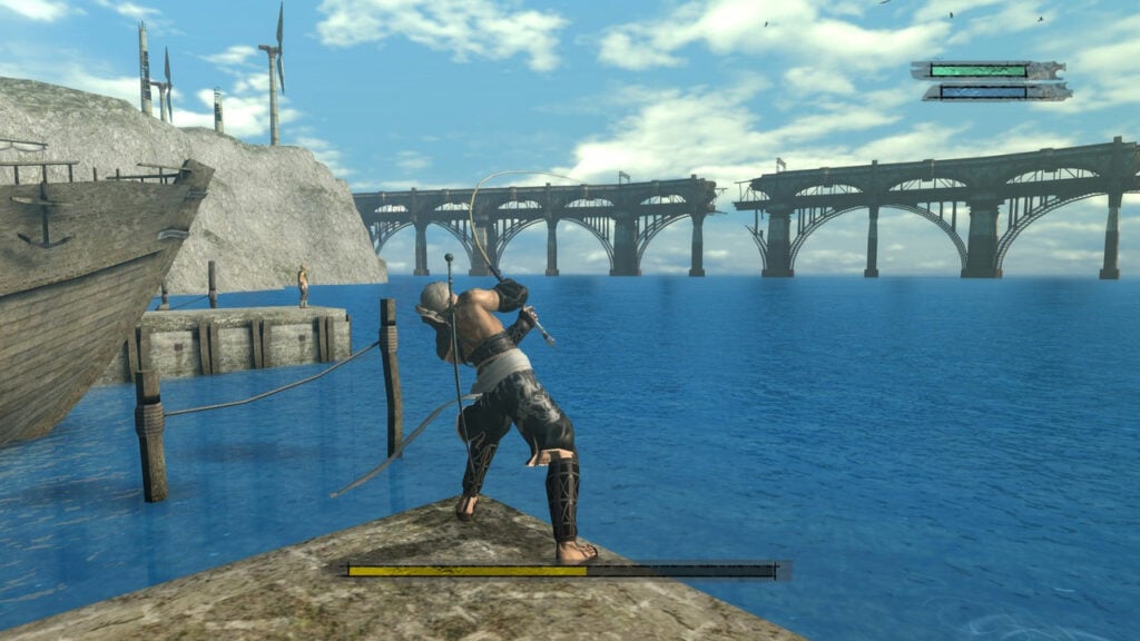 Nier is a pretty damn good fisherman - Gematsu