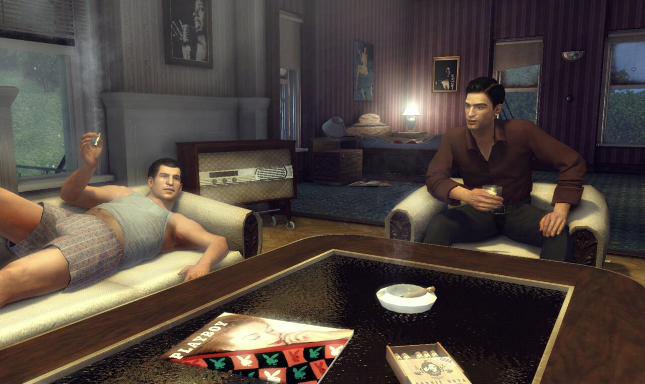 Mafia II antes up collectible Playboys - Gematsu