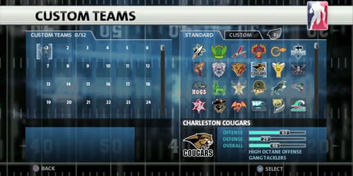 Create your dream football team in Backbreaker - Gematsu