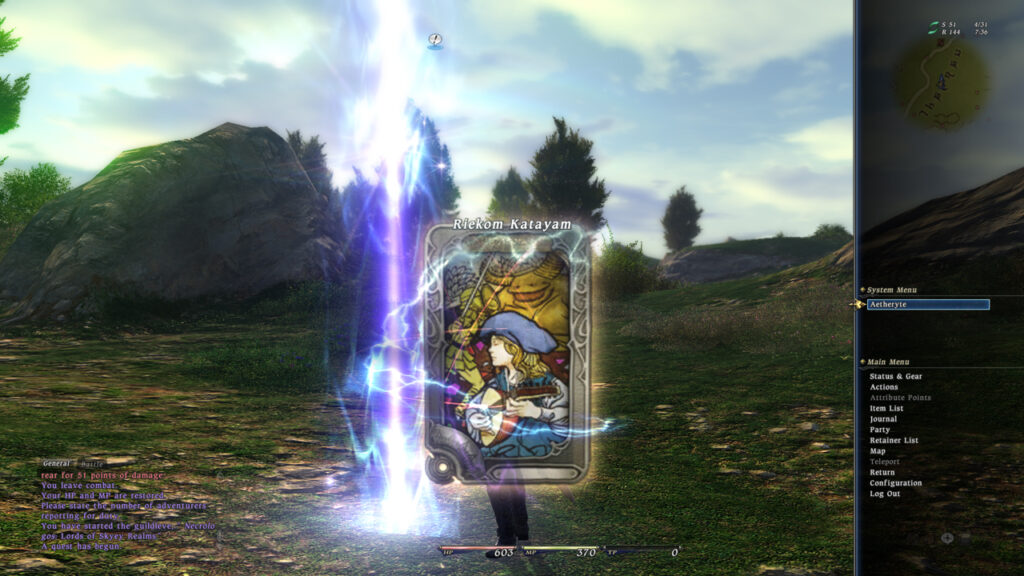 Final Fantasy XIV screens demo character creation, guildleves - Gematsu