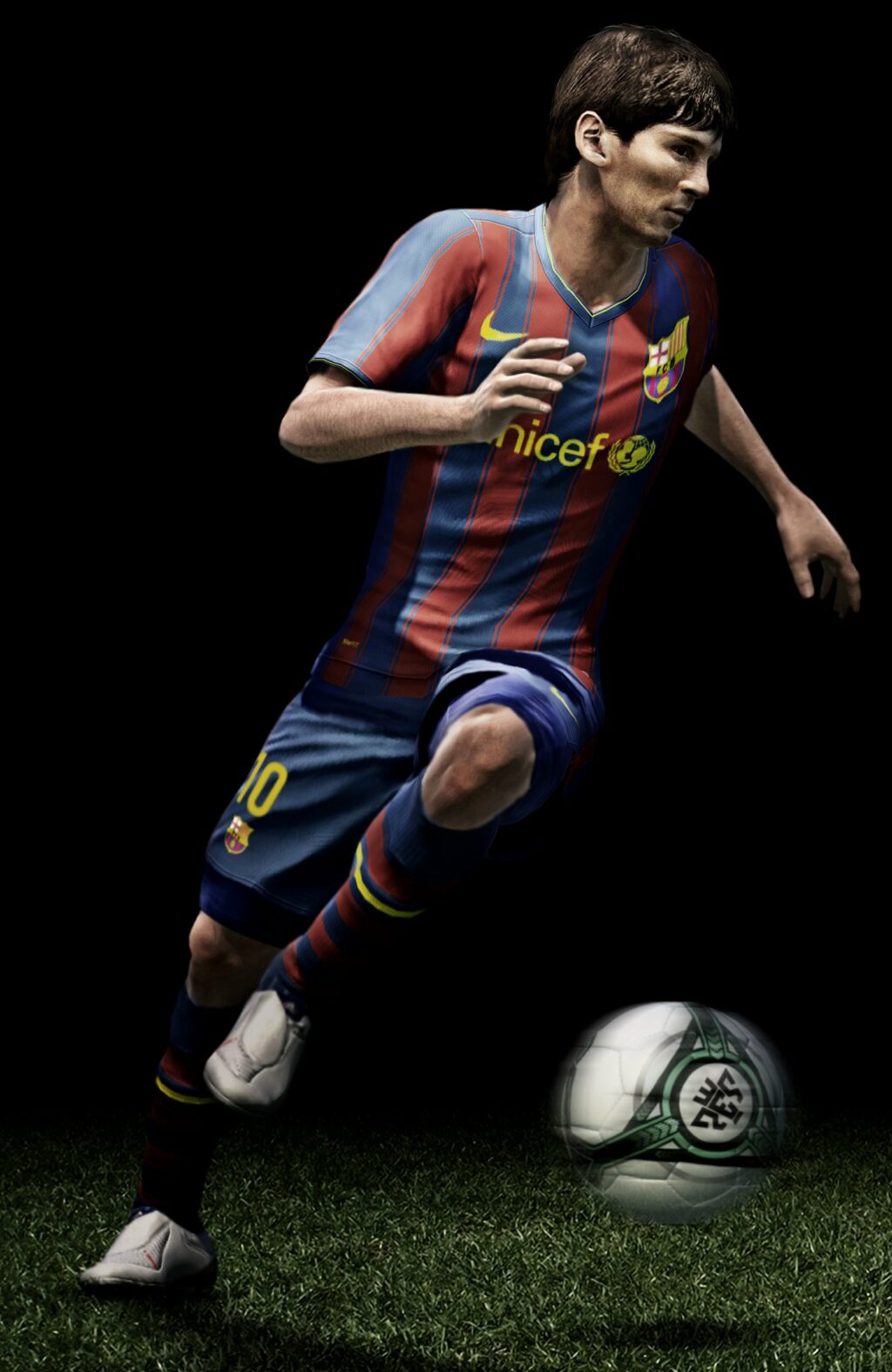 First PES 2011 shots chase the ball - Gematsu