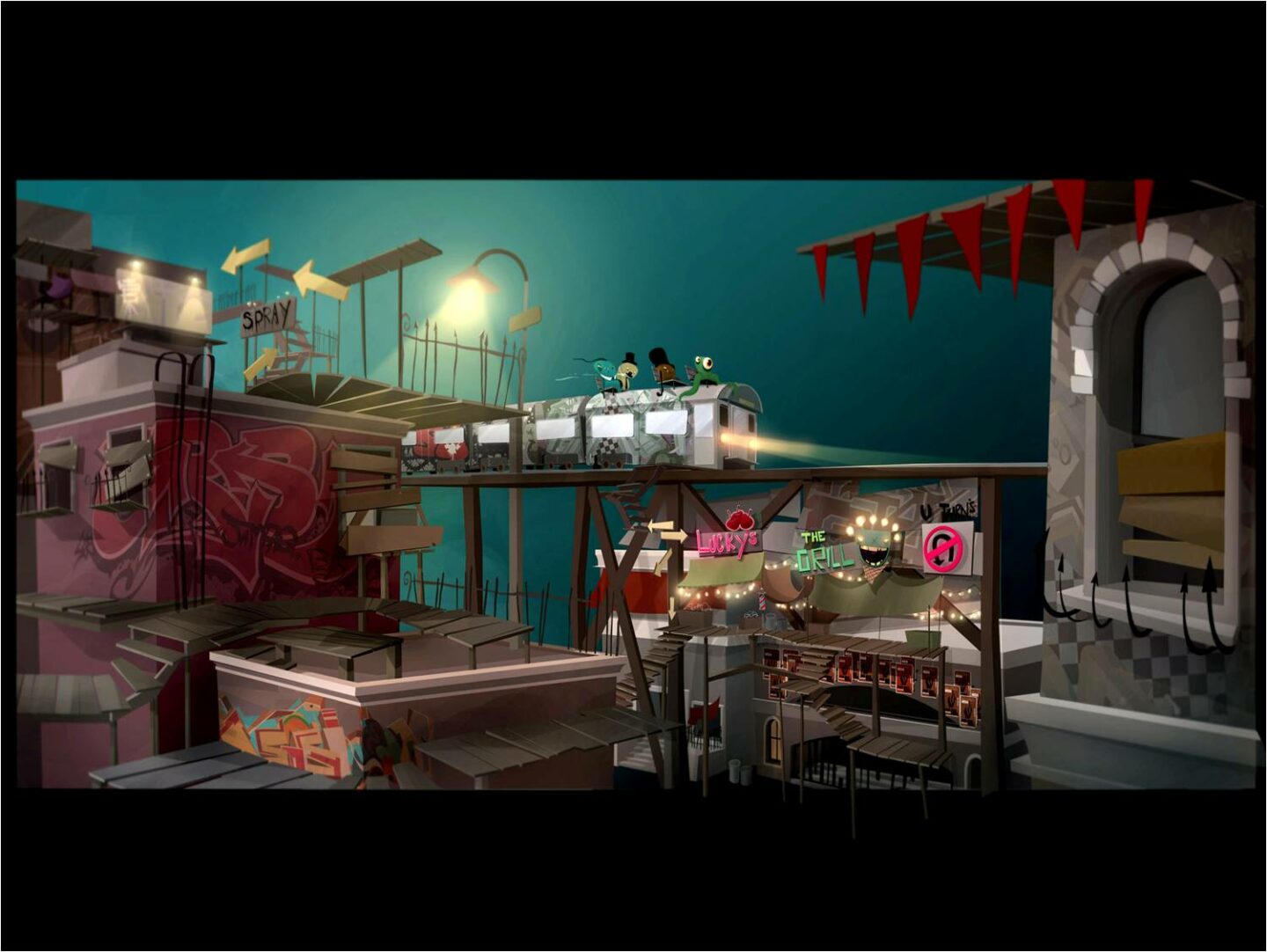 Sideway, a NYC platformer, announced for PSN - Gematsu
