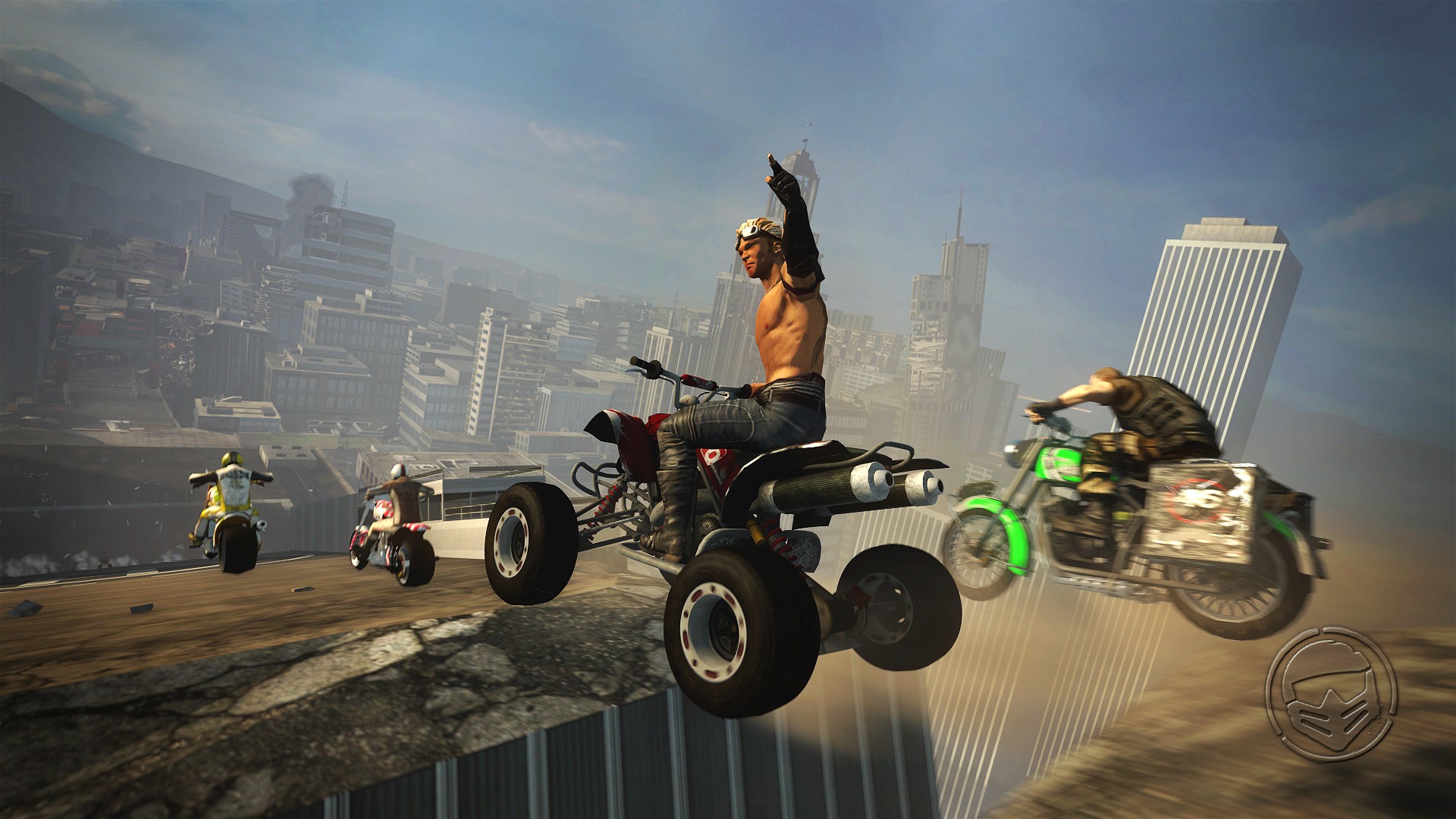 Motorstorm: Apocalypse’s Skyline track hops roofs - Gematsu