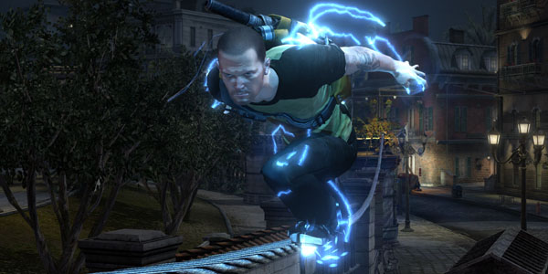 Off-screen inFAMOUS 2 gameplay pits Cole against huge boss - Gematsu
