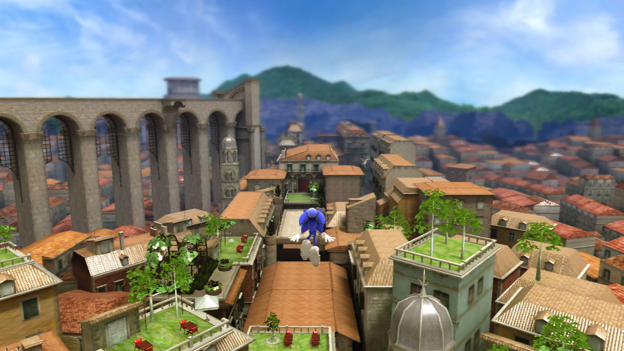 Sonic Unleashed Rooftop Run Background