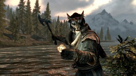 Skyrim character race screenshots - Gematsu