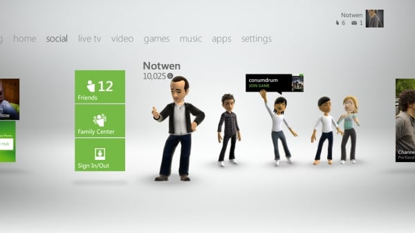 Xbox 360 dashboard update live - Gematsu