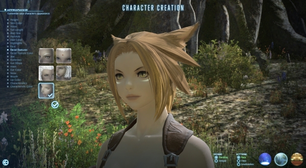 Final Fantasy XIV alpha character creation footage - Gematsu