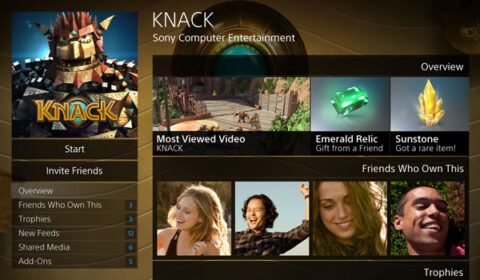 PlayStation 4 user interface screenshots - Gematsu
