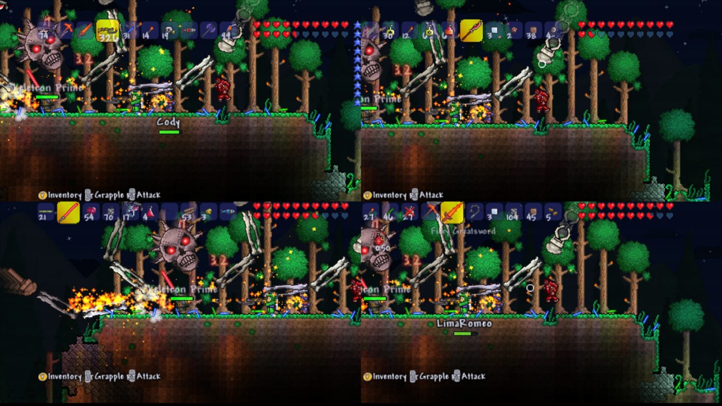 Terraria console multiplayer detailed - Gematsu