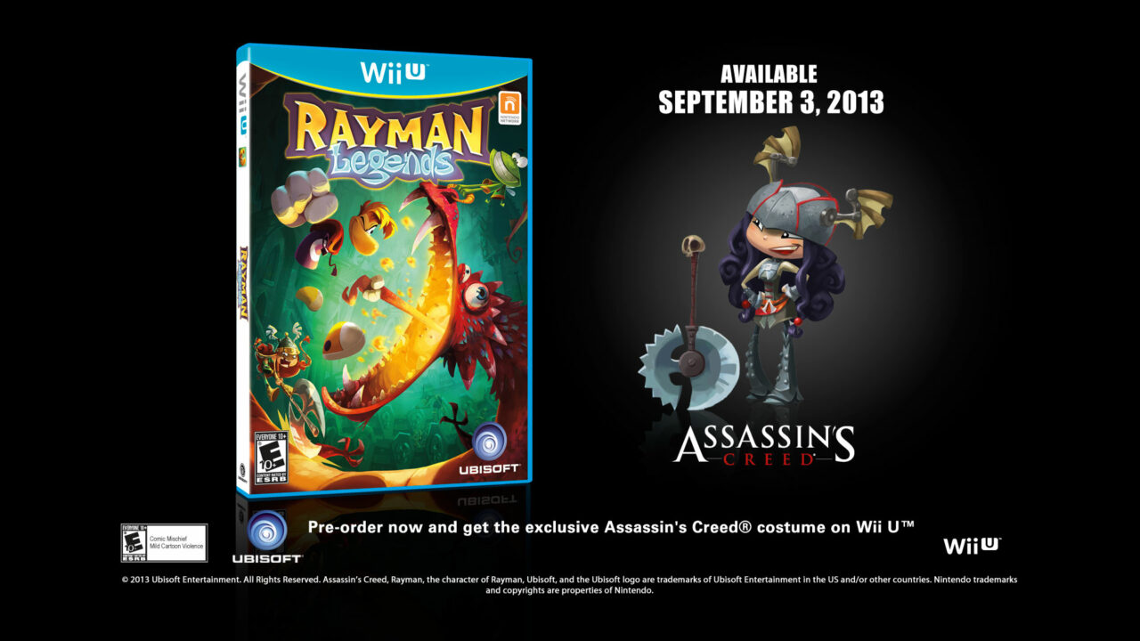 Rayman Legends underwater trailer, pre-order bonuses - Gematsu