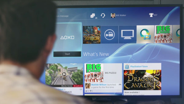 PlayStation 4 ‘connected’ user interface video - Gematsu