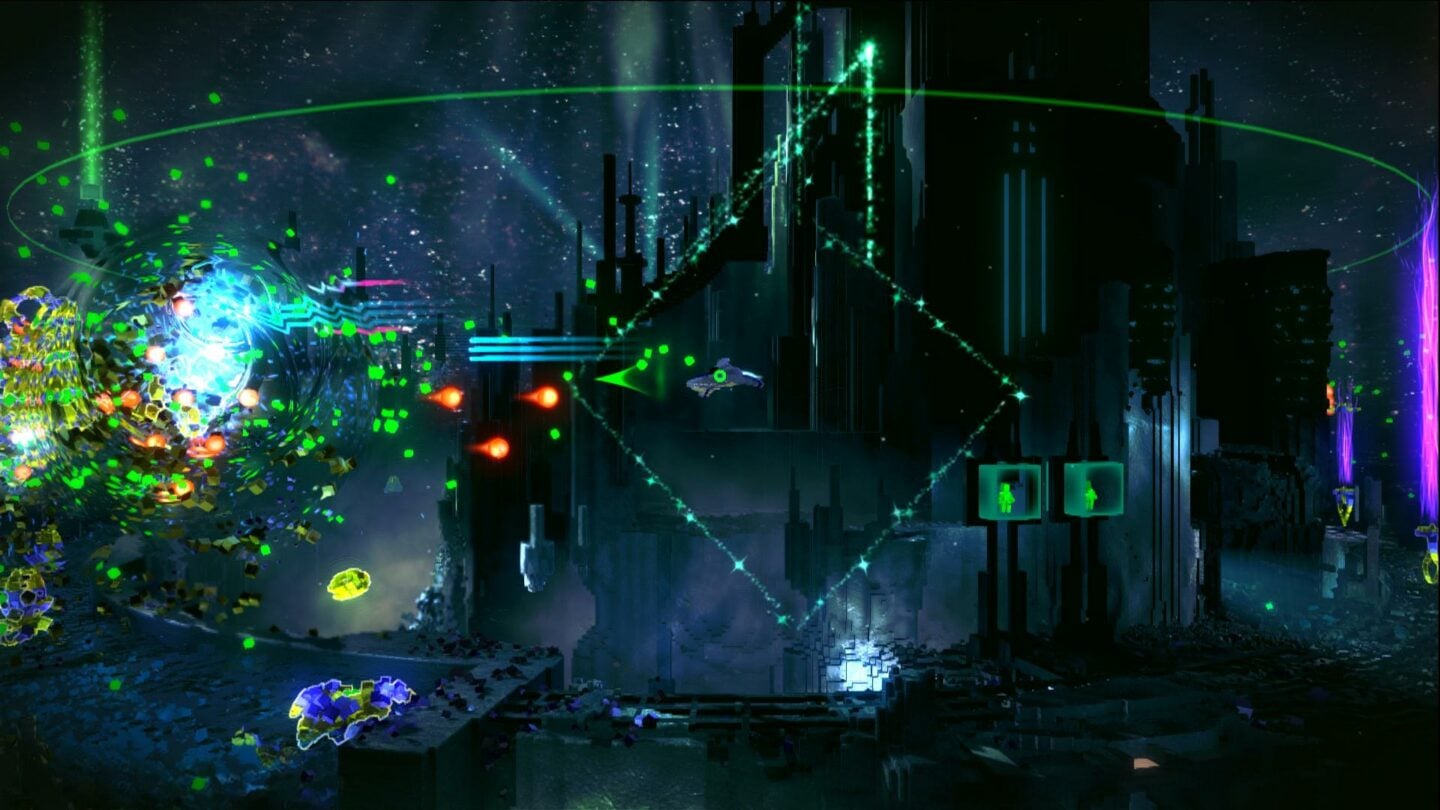 Resogun screenshots - Gematsu