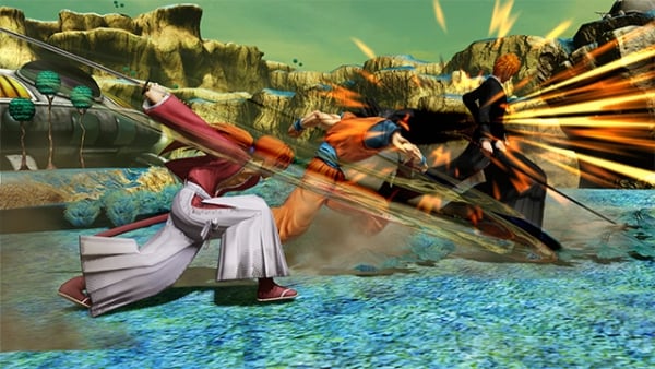 J-Stars Victory VS gameplay: Goku, Kenshin, and Luffy - Gematsu
