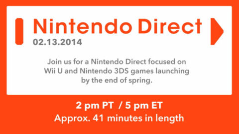 Nintendo Direct live stream: February 13, 2014 - Gematsu