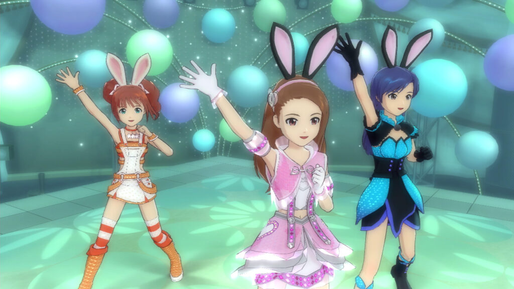 The Idolmaster: One For All Ranko and Serika gameplay - Gematsu