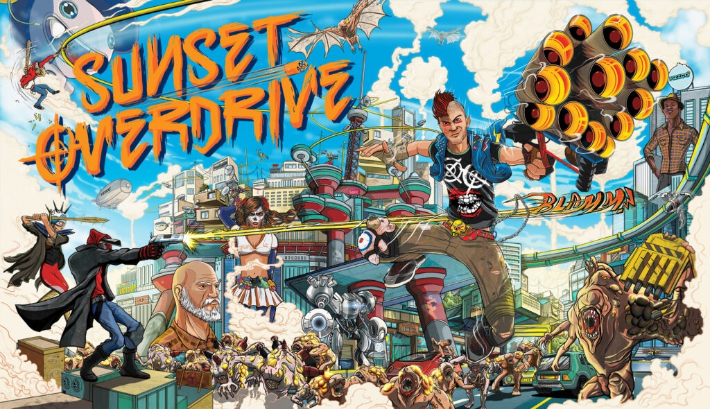 Sunset Overdrive box art revealed and detailed - Gematsu