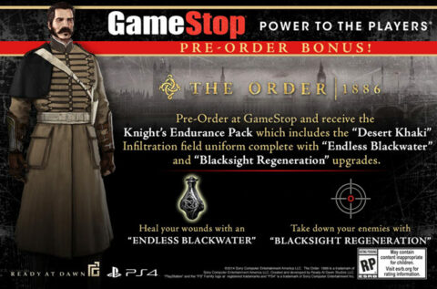 The Order: 1886 GameStop-exclusive pre-order DLC announced - Gematsu