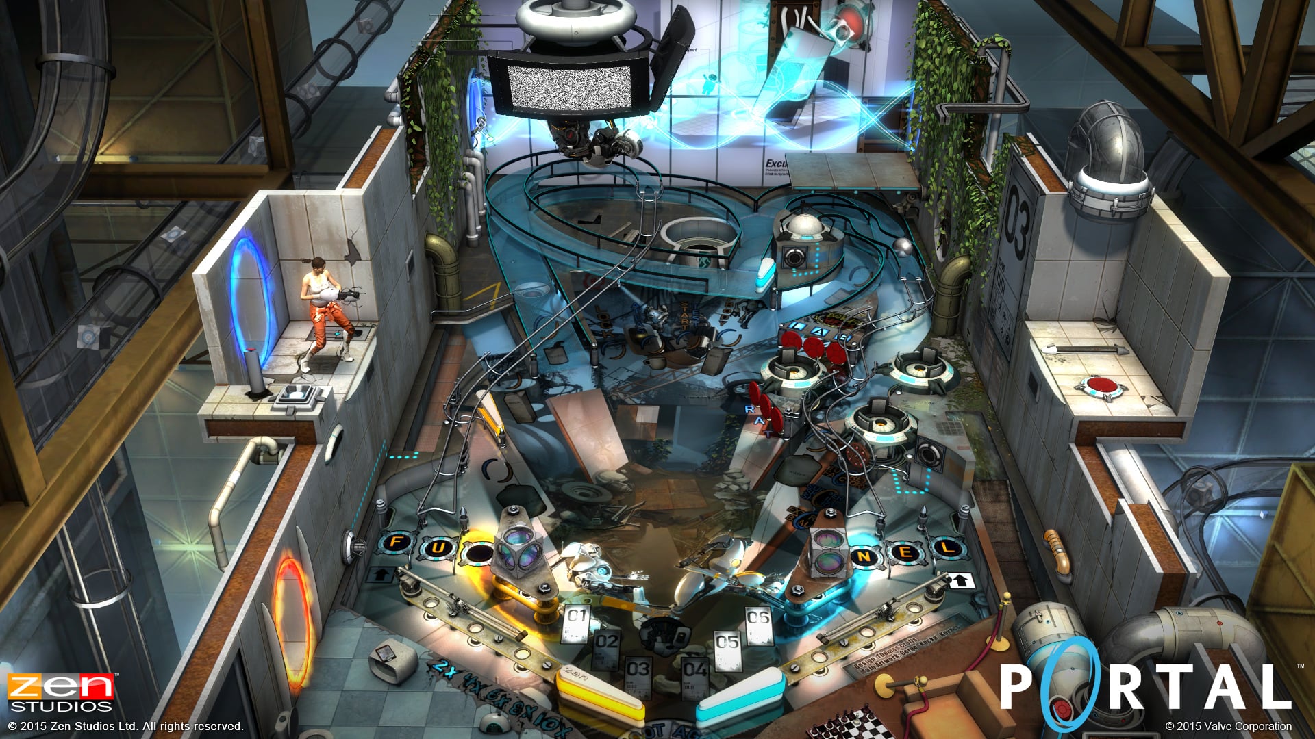 Portal table coming to Zen pinball games - Gematsu