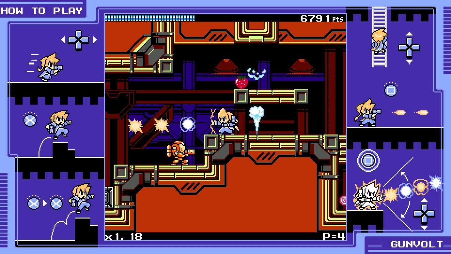 Gal Gunvolt for PS4, PS Vita includes 3DS DLC stages - Gematsu