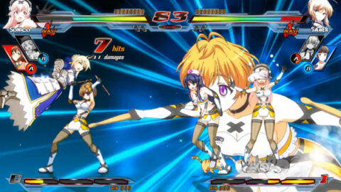 Nitroplus Blasterz short gameplay clips: Saber, Sonico, Carol, and ...