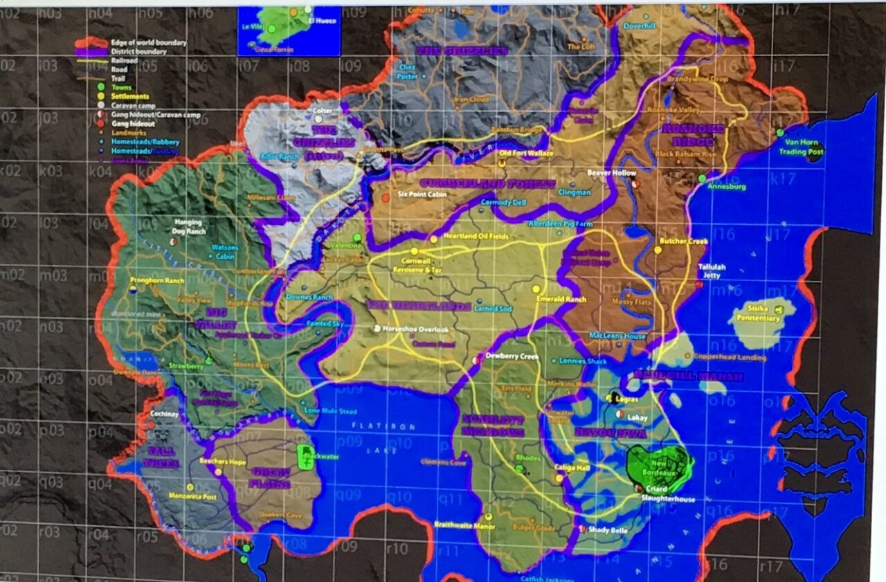 Rumor: Next Red Dead set before Redemption, leaked map - Gematsu