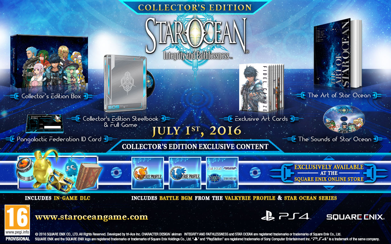 Star Ocean 5 launches June 28 in North America, July 1 in Europe - Gematsu