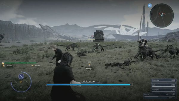 Final Fantasy XV unveils ‘Wait Mode’ combat style - Gematsu