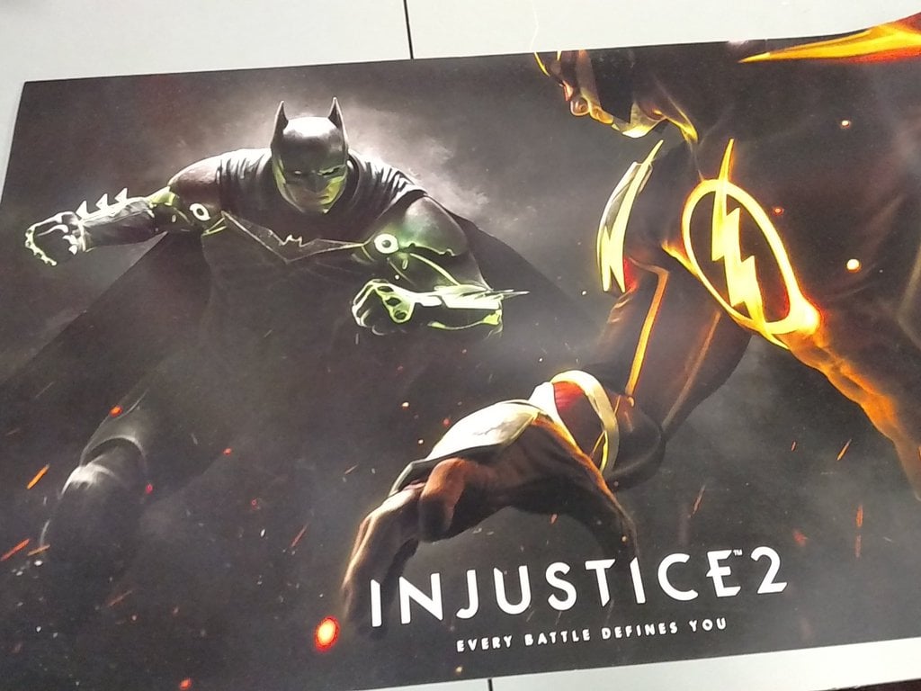 Injustice 2 promotional poster leaked - Gematsu