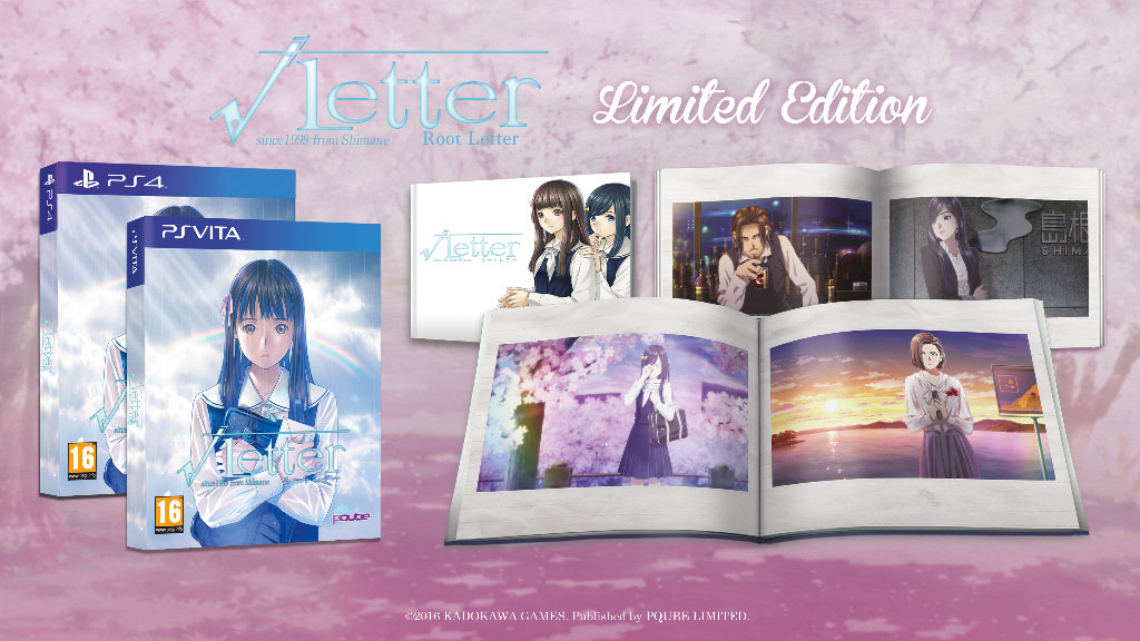 Root Letter limited edition announced - Gematsu