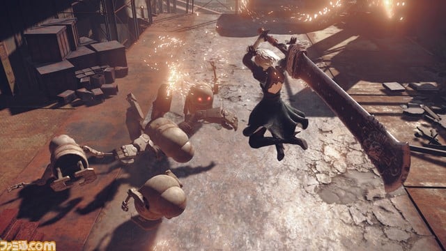 NieR: Automata details battle system - Gematsu