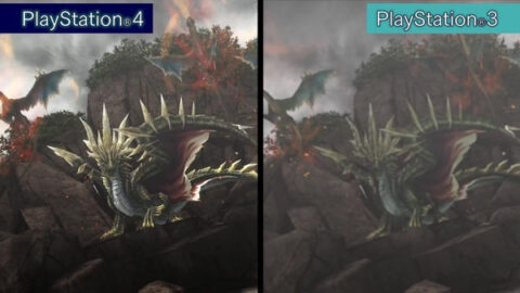 Monster Hunter Frontier Z PS4 vs. PS3 comparison trailer - Gematsu