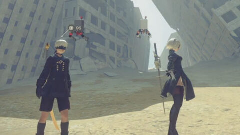 43 minutes of NieR: Automata gameplay - Gematsu