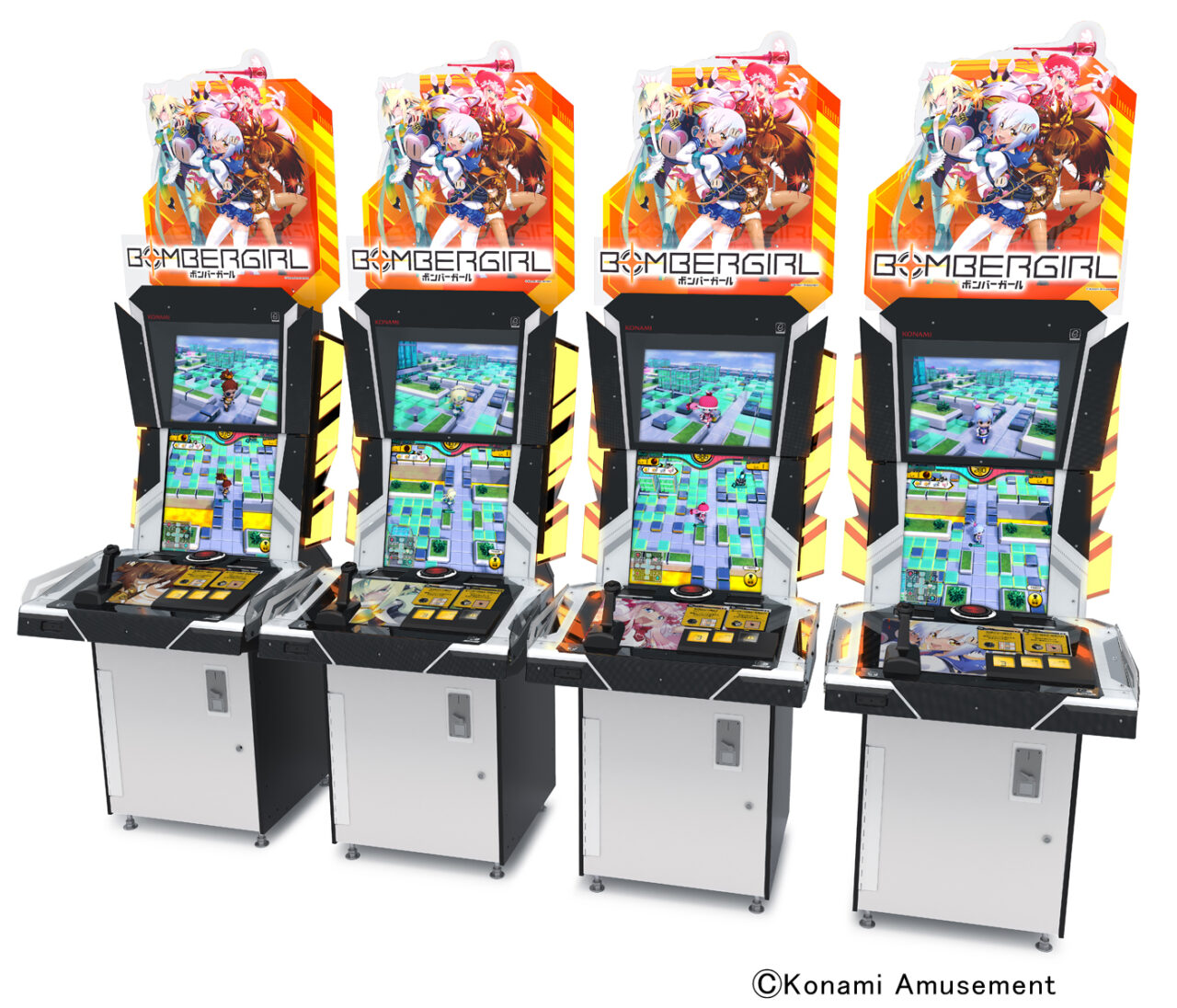 Konami announces Bombergirl for arcade - Gematsu