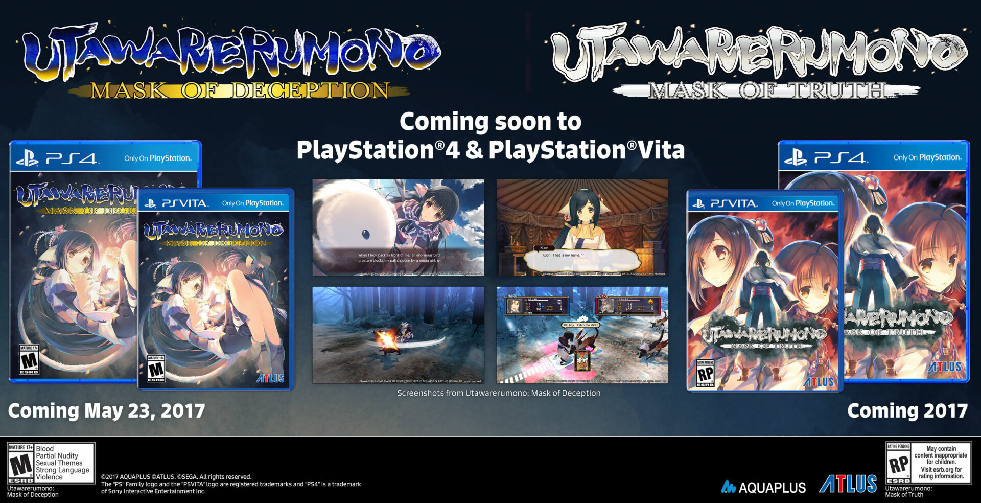 Utawarerumono: Mask of Deception ‘Nekone’ trailer, Mask of Truth box ...