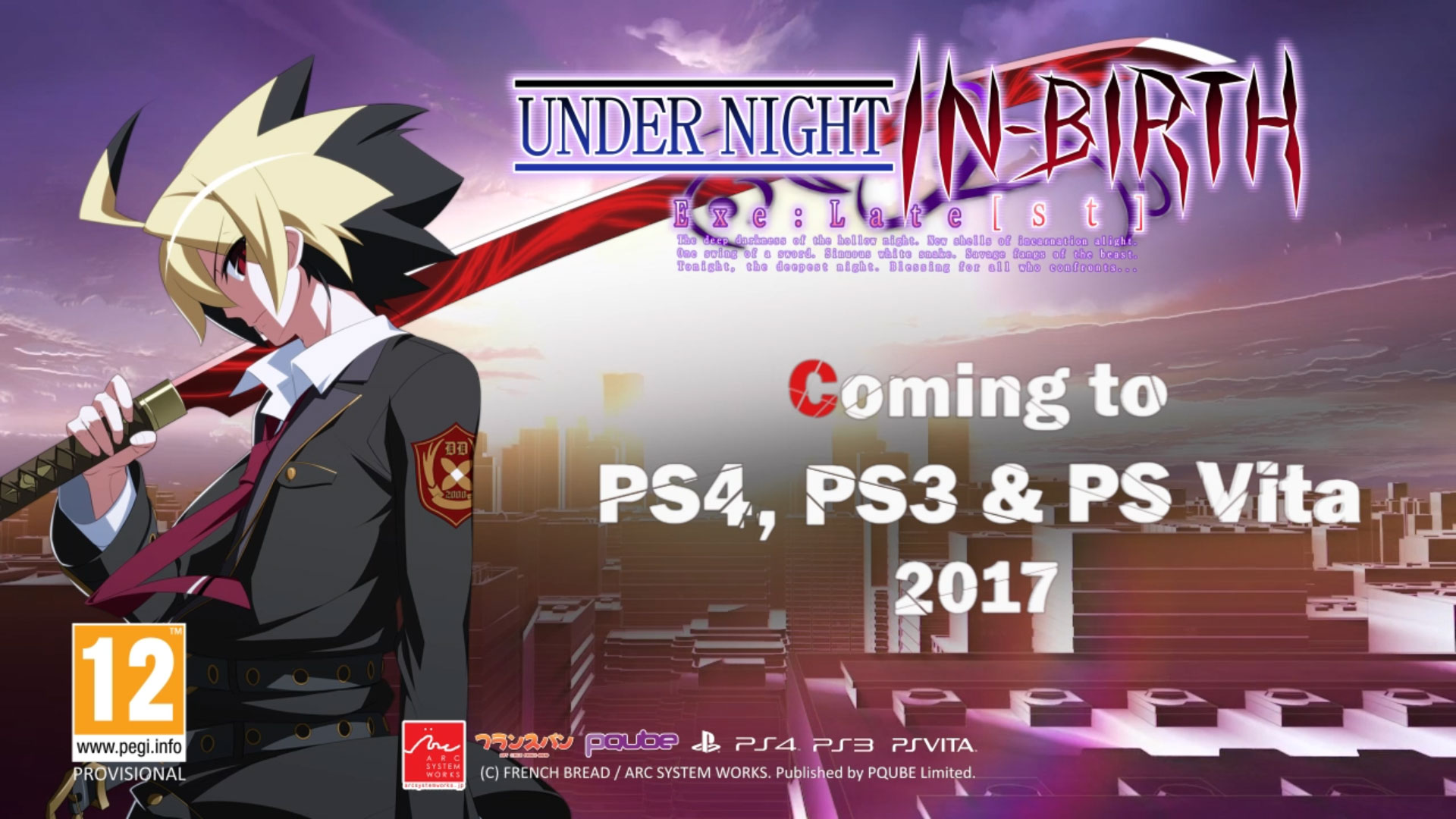 Under Night In-Birth Exe:Late[st] coming to Europe in Q4 2017 - Gematsu