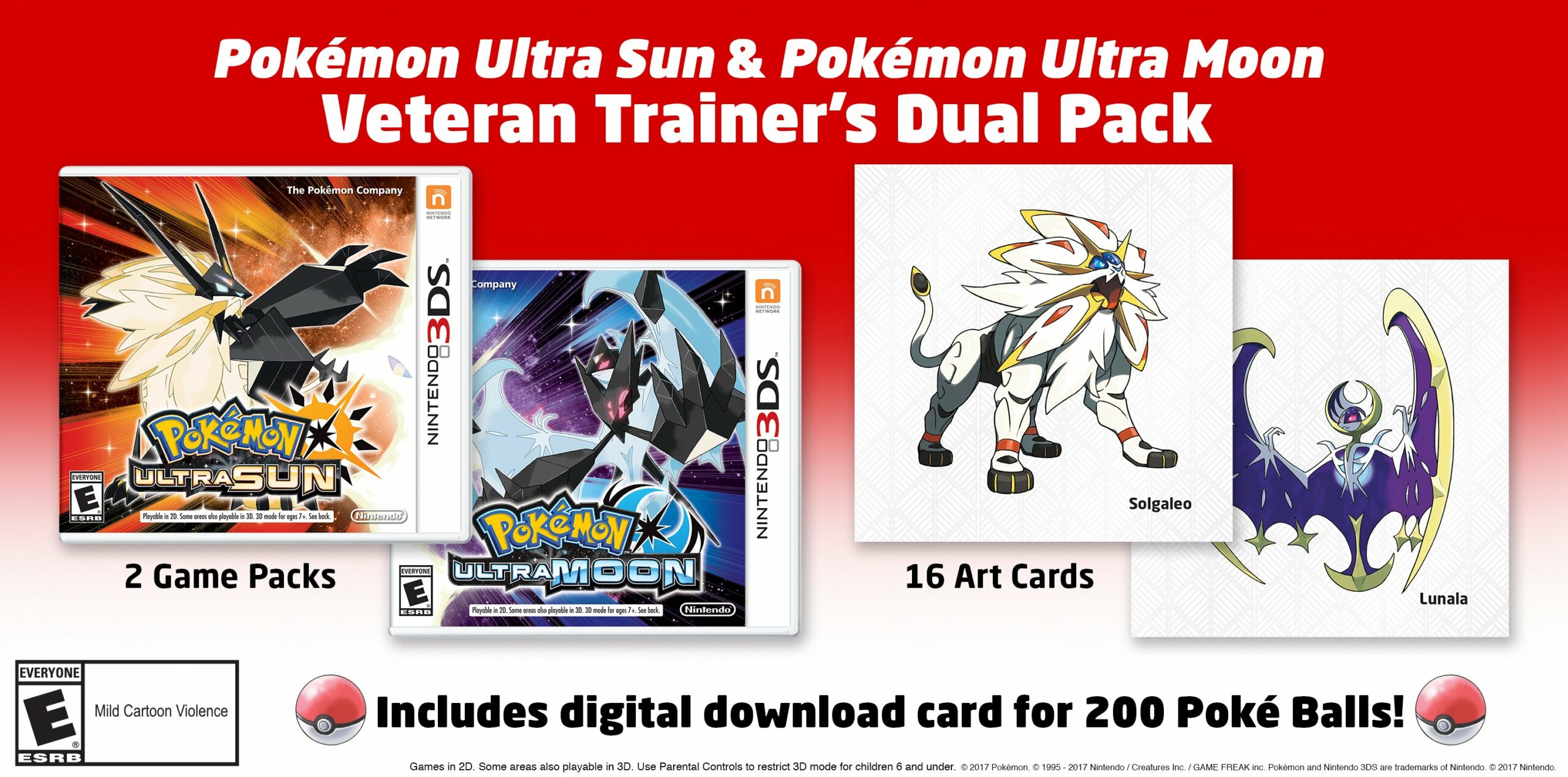 Pokemon Ultra Sun and Ultra Moon Veteran Trainer’s Dual Pack announced ...