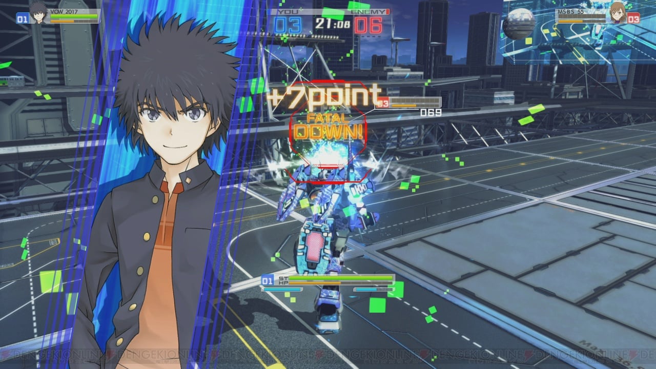 A Certain Magical Virtual-On introduces “Transition” action, control ...
