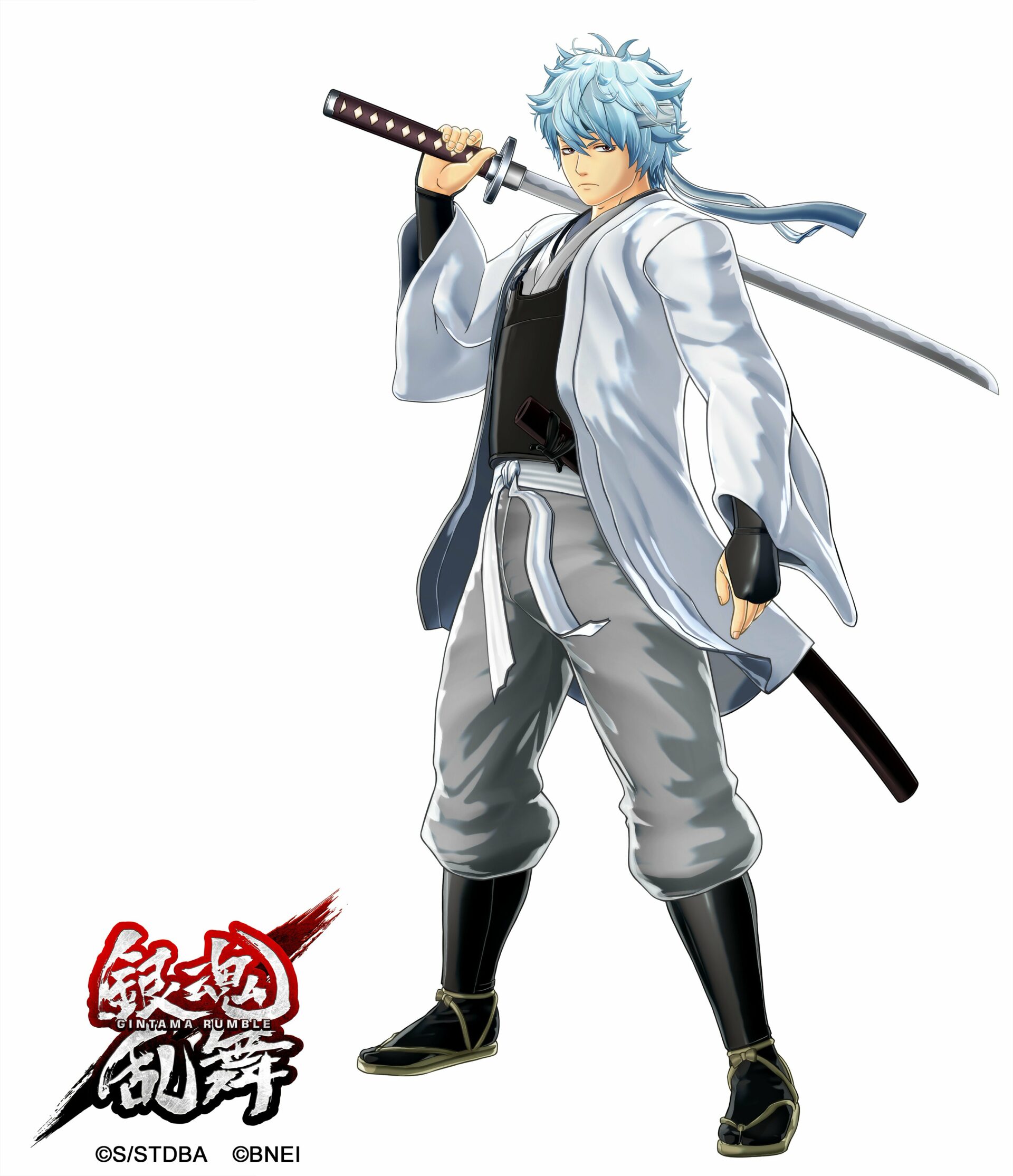 Gintama Rumble ‘Shiroyasha’ screenshot, character model - Gematsu