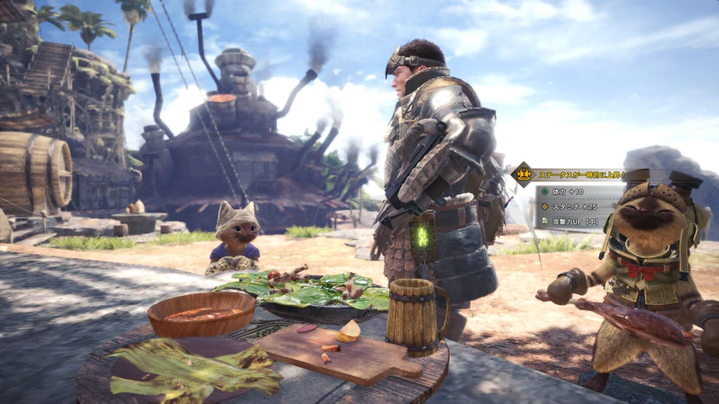 Monster Hunter: World details crafting, eating, Palico, and Pukei-Pukei ...