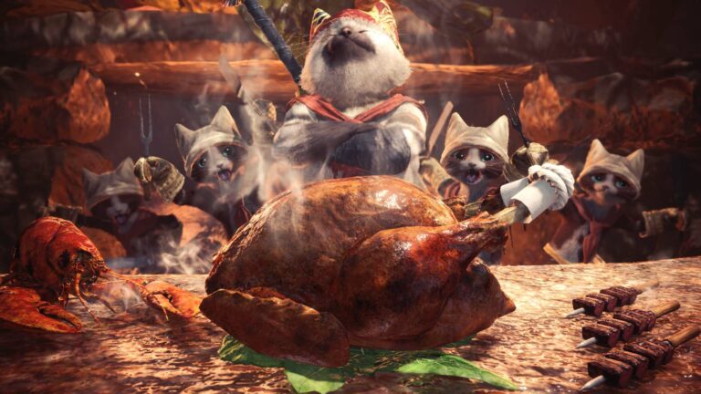 Monster Hunter: World details crafting, eating, Palico, and Pukei-Pukei ...