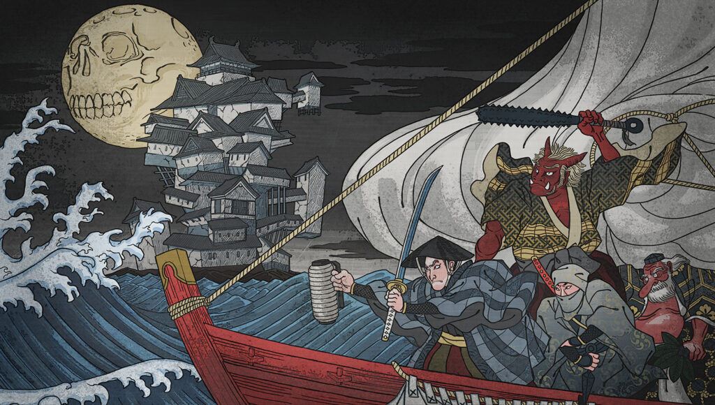 Ancient Japanese literature-themed 3D dungeon RPG Hyakki Castle ...