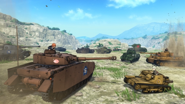 Girls und Panzer: Dream Tank Match theme song announced - Gematsu