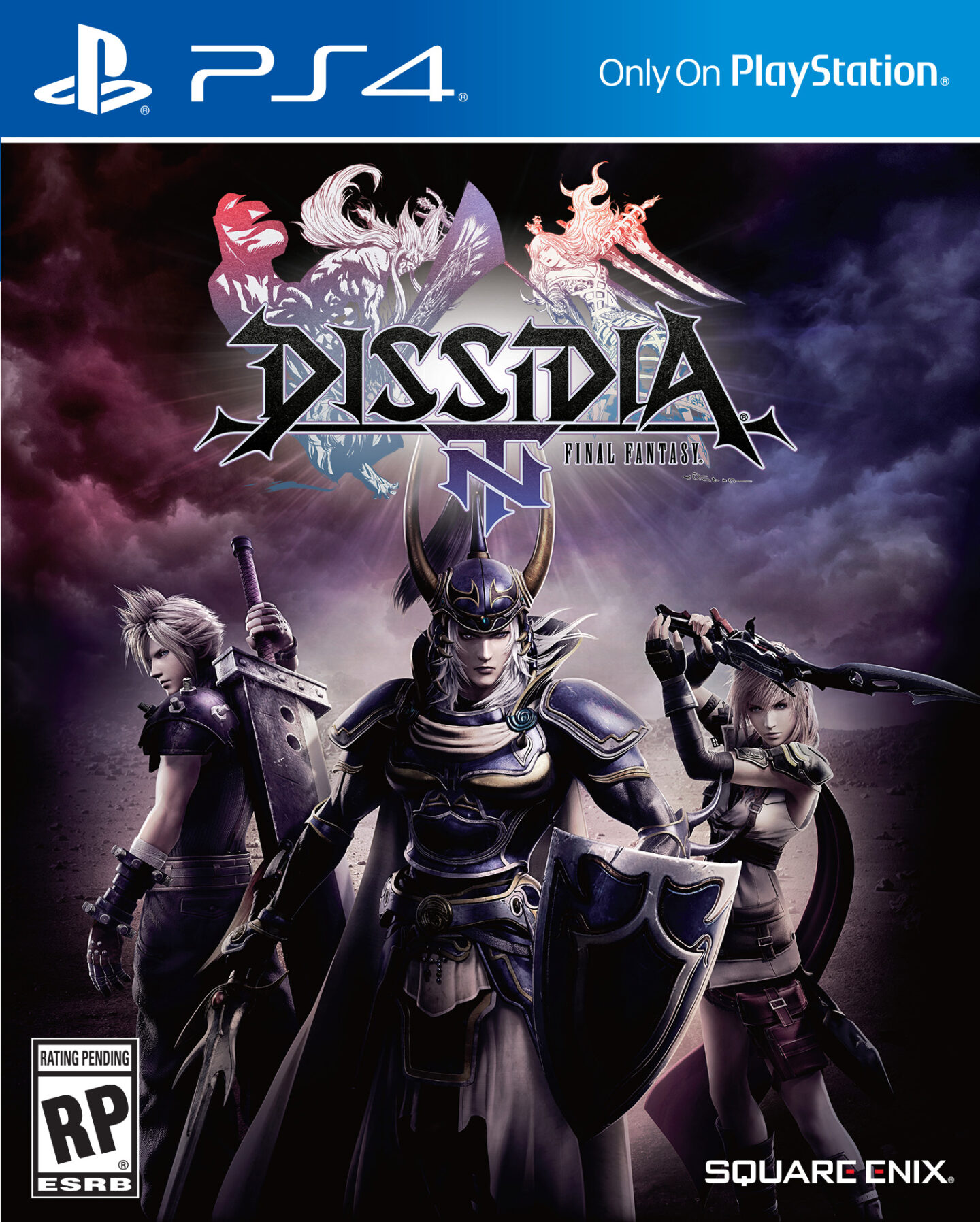 Dissidia Final Fantasy NT western box art, battle guides - Gematsu